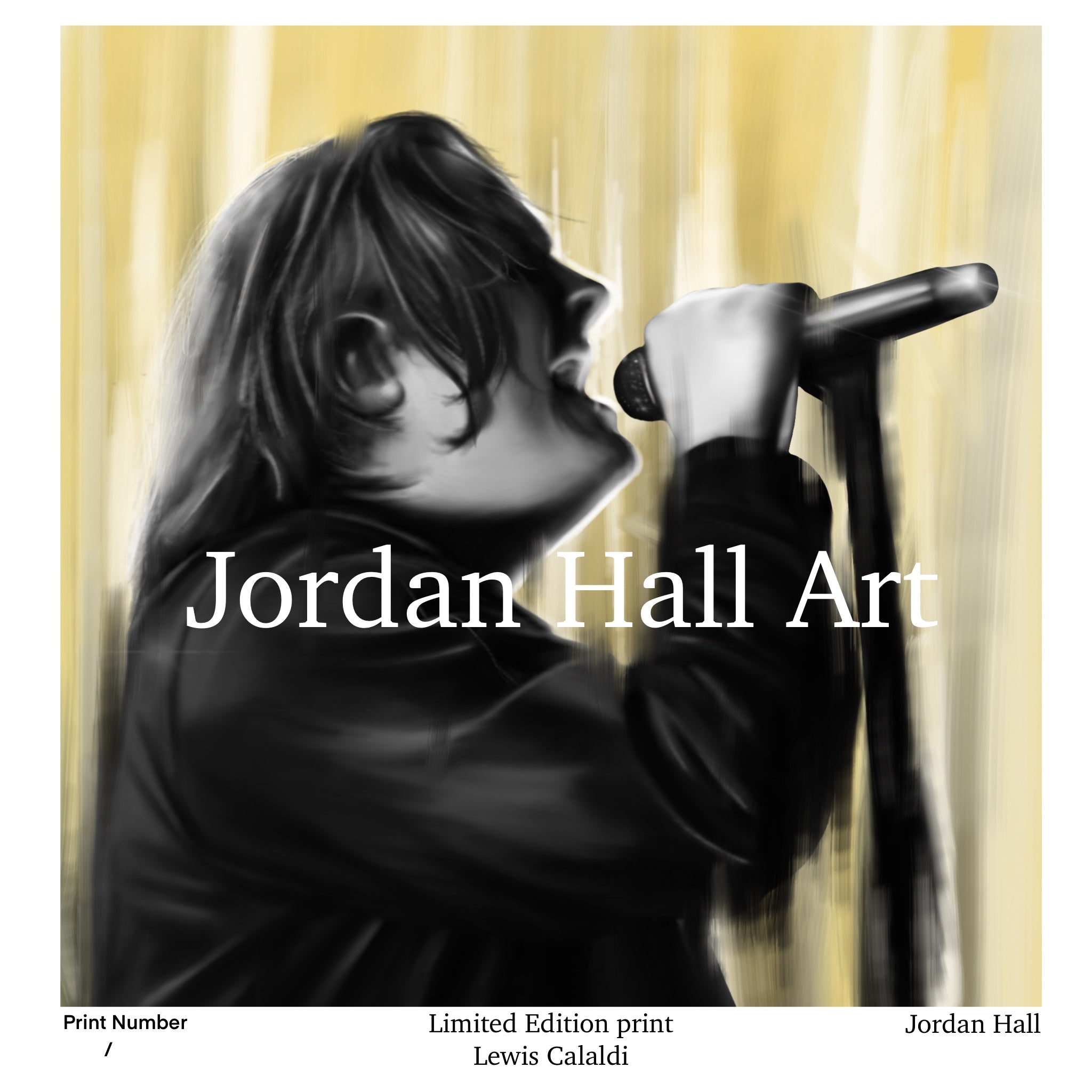 Lewis capaldi – Jordan Hall Art
