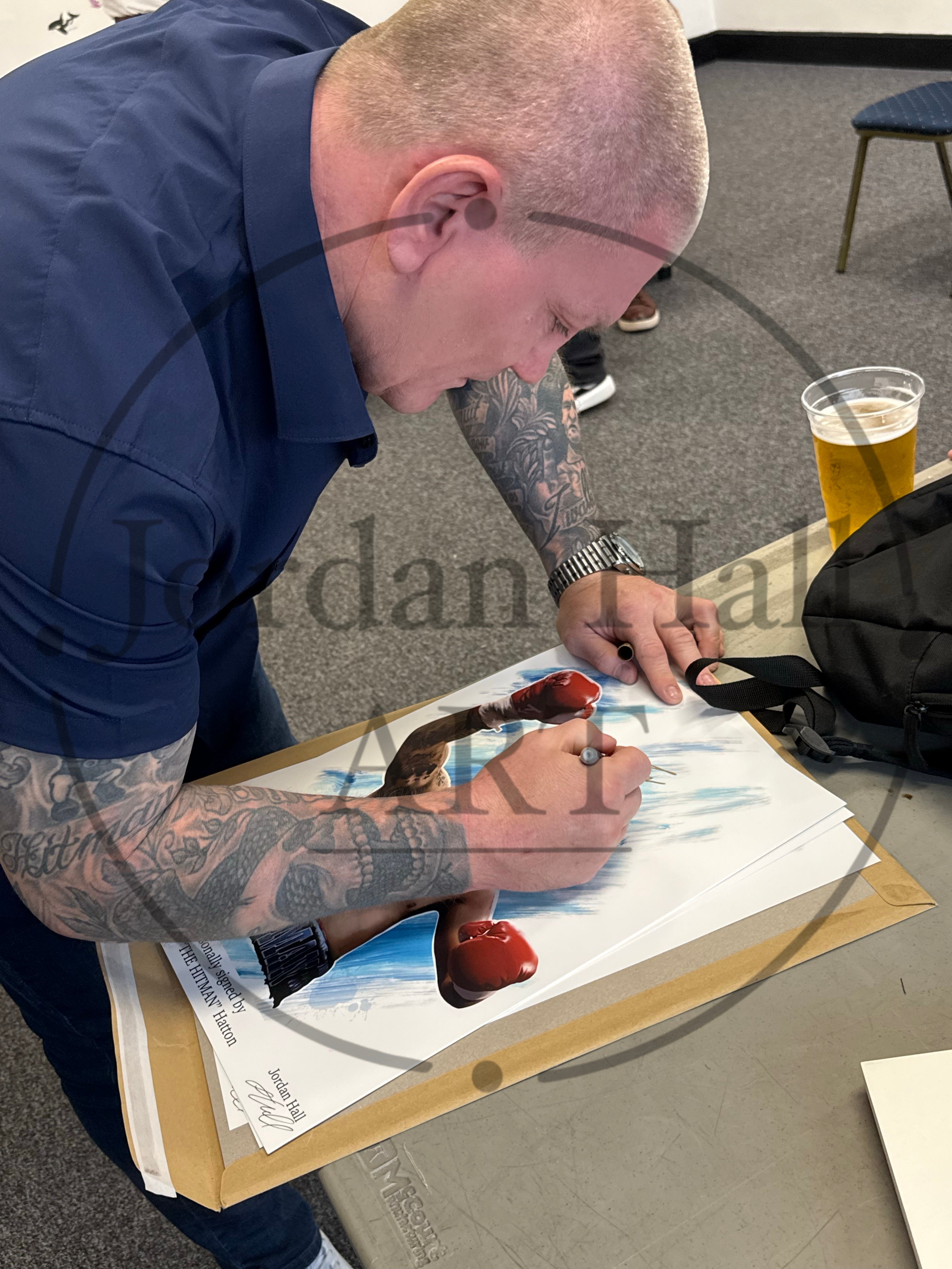 RICKY HATTON - SIGNED – Jordan Hall Art